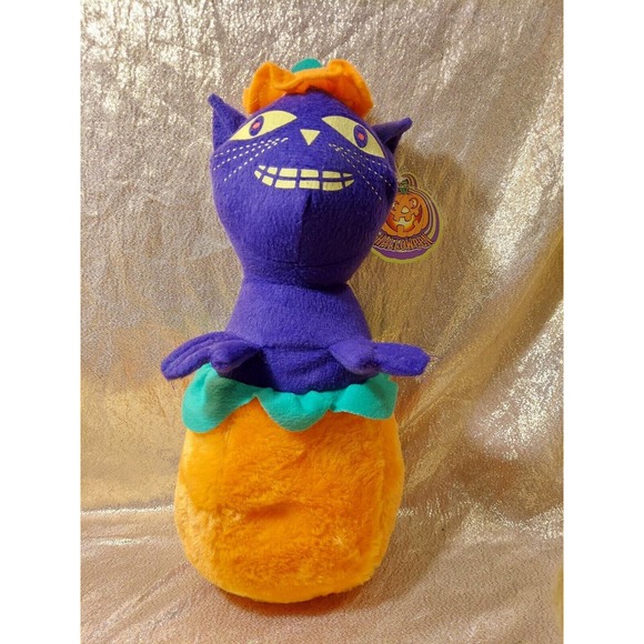 Kellytoy | Toys | Kelly Toys Pumpkin Cat Plush Halloween Decor Stuffed ...
